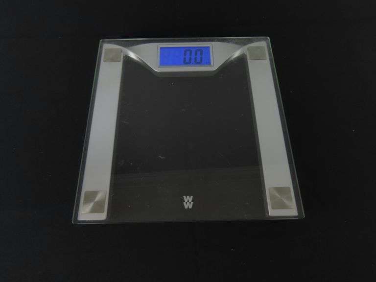 Glass Weight Watchers Bathroom Scale - GC5 Auctions