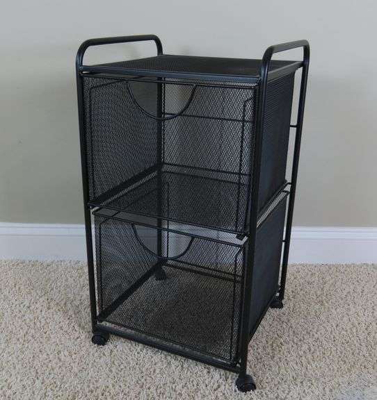 Rolling Wire Mesh Storage Cube - GC5 Auctions