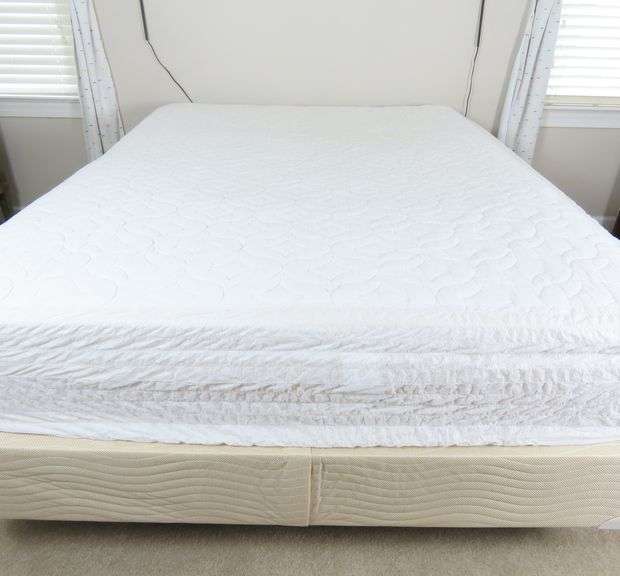 Full Sized Bed Frame with Box Spring & Mattress - GC5 Auctions