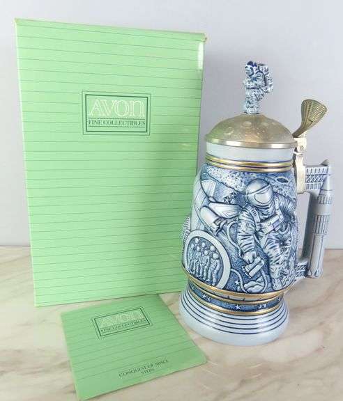 Vintage Avon Fine Collectibles "Conquest of Space" Lidded Stein - GC5 ...