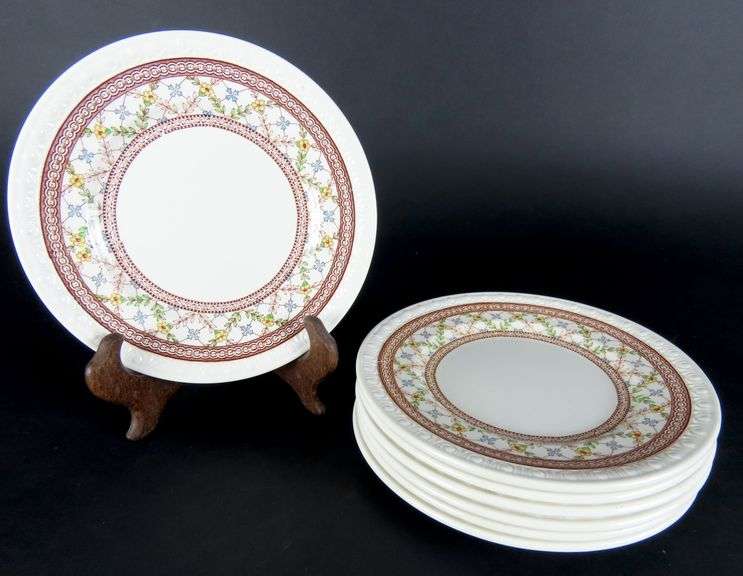Lot of 7 Copeland Spode "Cynthia" Bread Plates - GC5 Auctions