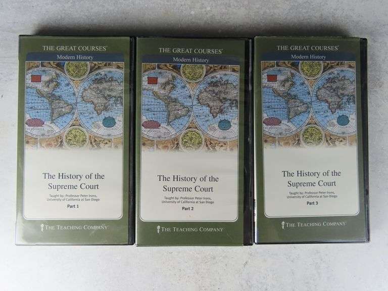 The Great Courses "History of the Supreme Court" DVD Learning Set - GC5 ...