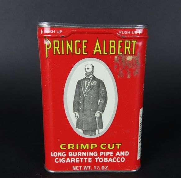 Collectible Prince Albert Crimp Cut Tobacco Tin - GC5 Auctions