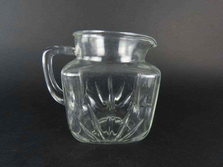 Vintage "Star Clear" Square Glass Pitcher by Federal Glass - GC5 Auctions