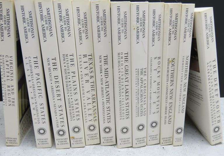 12 Volume Set of "The Smithsonian Guide to Historic America" Book Set ...
