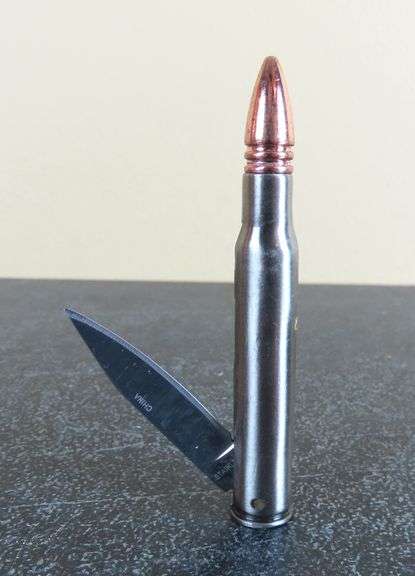 Unique 1 Blade Bullet Pocket Knife - GC5 Auctions