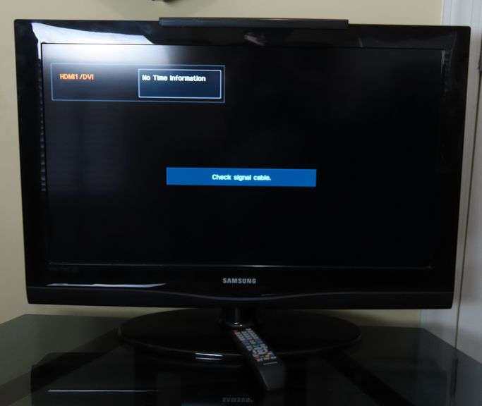 Samsung 32" TV with Remote Model LN32C350D1D with Add-On Shelf - GC5 ...