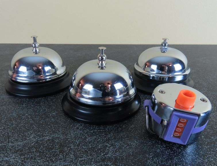 Lot of 3 Bells & A Counter - GC5 Auctions