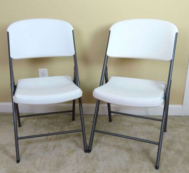 Another Lot of 2 Lifetime Heavy Duty Folding Chairs - GC5 Auctions