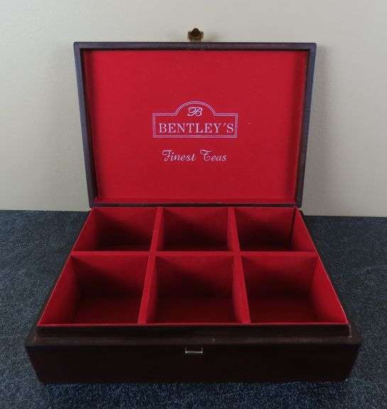 Wooden Bentley's Wooden Tea Box - GC5 Auctions