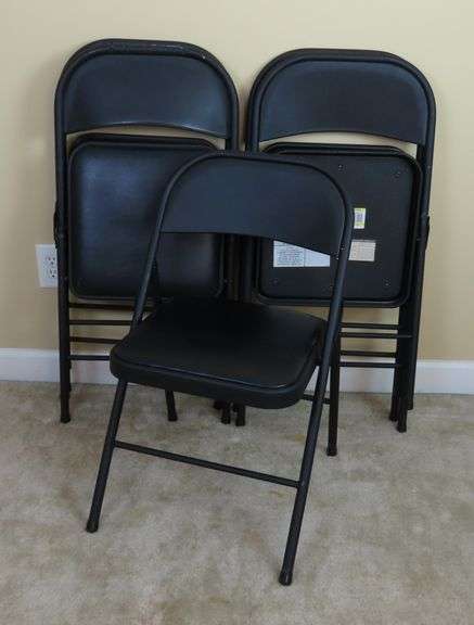 Lot of 5 Cosco Padded Folding Chairs - GC5 Auctions