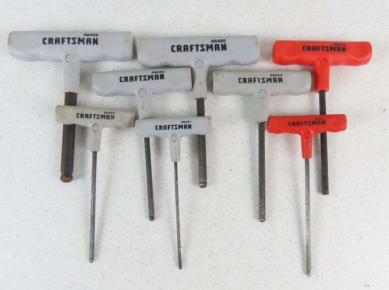 Lot of Craftsman T-Handle Hex Keys - GC5 Auctions