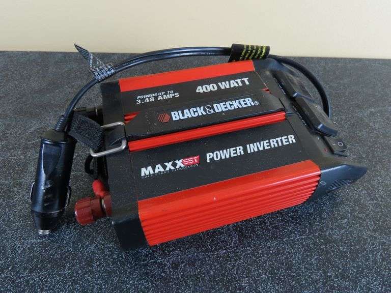 Black & Decker 400w Power Inverter - GC5 Auctions