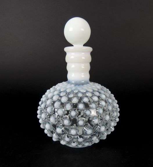 Vintage Fenton Opalescence Hobnail Perfume Bottle - GC5 Auctions