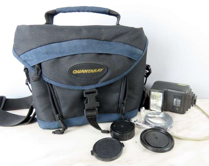 Quantaray Camera Bag with Sunpak Flash & Accessories - GC5 Auctions