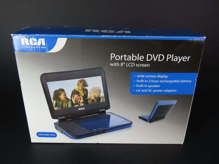 RCA Portable DVD Player with 8" Screen in Box - GC5 Auctions