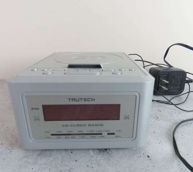 Trutech CD Clock Radio with AC Adapter - GC5 Auctions