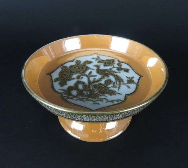 Beautiful Noritake "N3824" Hand Painted Porcelain Pedestal Bon Bon ...