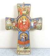 Beautiful Wooden "Holy Trinity" Cross - GC5 Auctions