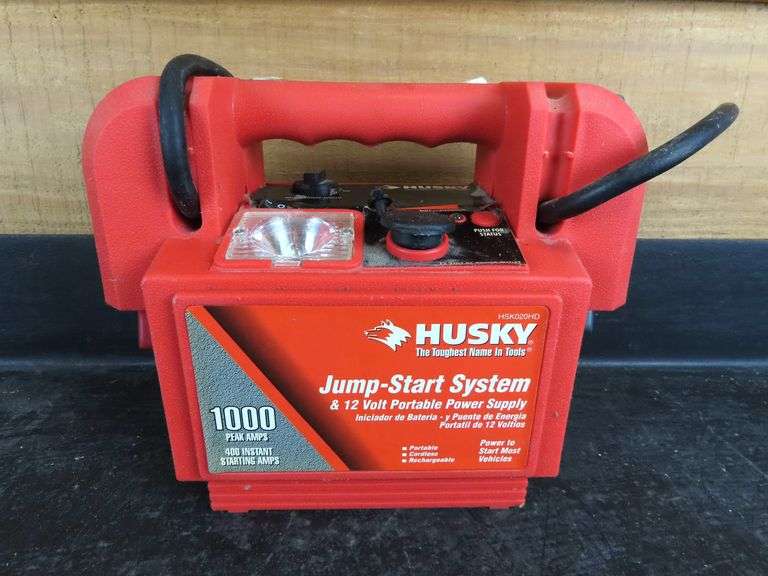 Husky Jump Start System & 12 Volt Portable Power Supply - GC5 Auctions