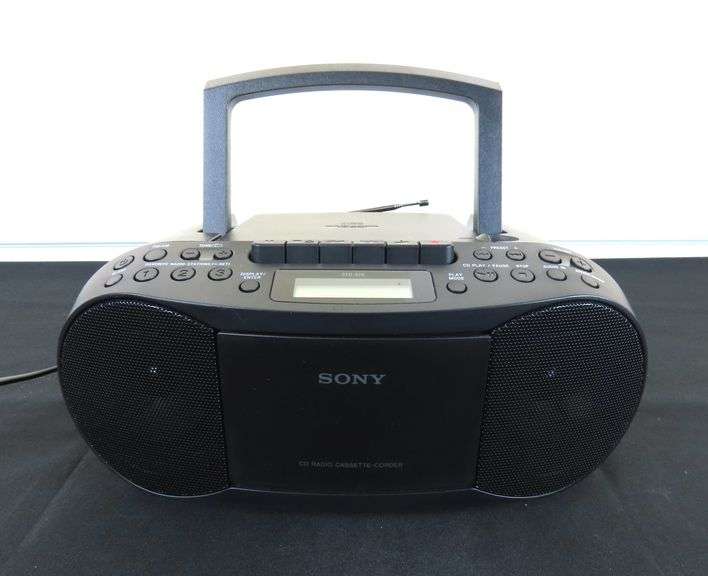 Sony CFD-S70 Mini Boom Box with AM/FM, Cassette & CD Player - GC5 Auctions