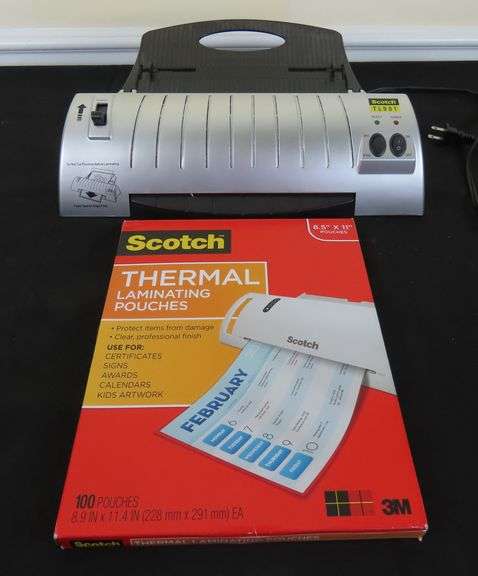 Scotch Model TL901 Laminator with Pouches - GC5 Auctions