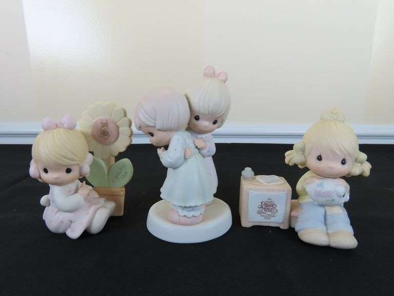 Lot of 3 Vintage Precious Moments Figures - GC5 Auctions