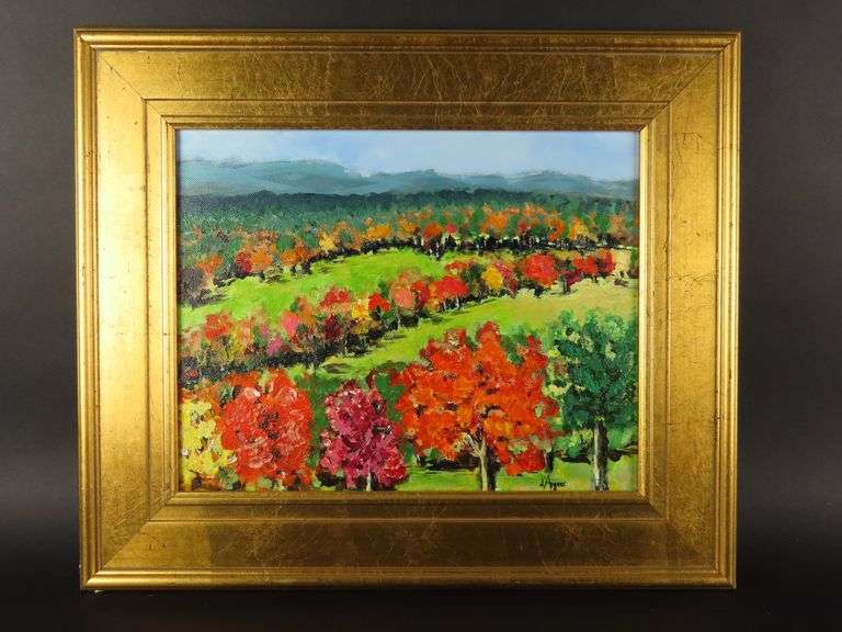 Beautiful Framed Painting by Karen D'Angeac Mihm - GC5 Auctions