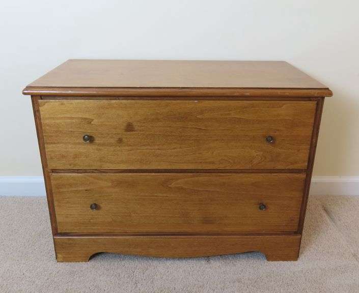 Vintage Low 2 Drawer Chest - GC5 Auctions