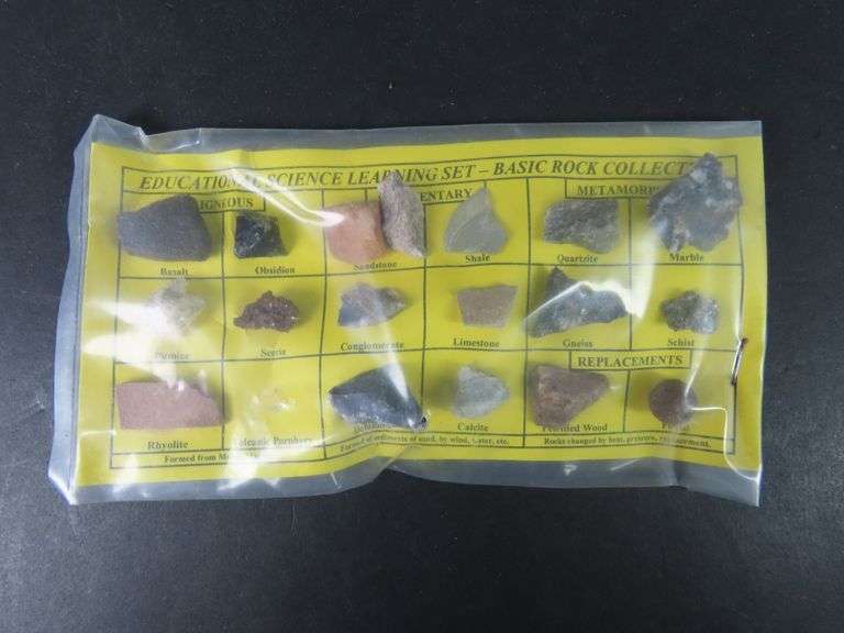 Educational Science Learning Set Rock Collection Set - GC5 Auctions