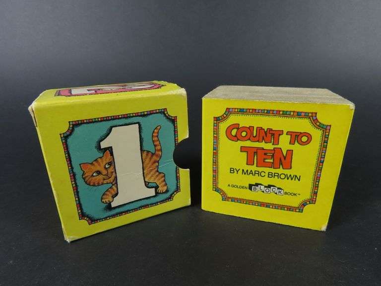 1982 Count to Ten Golden Block Book - GC5 Auctions