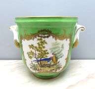 Beautiful Chelsea House "Rothschild Bird" Porcelain Cachepot - GC5 Auctions