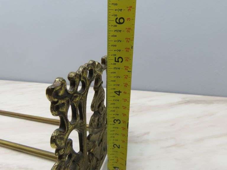 Beautiful Folding Telescopic Brass Book Holder - GC5 Auctions