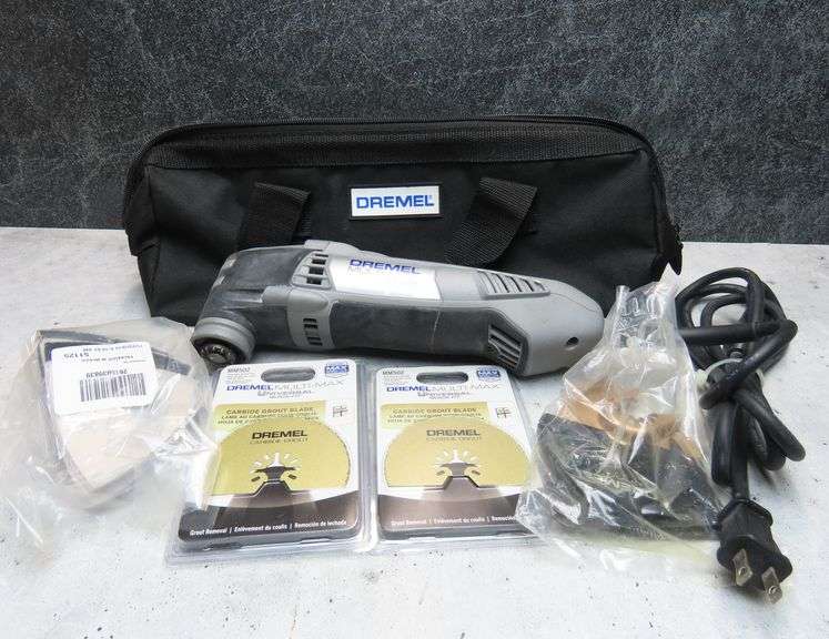 Dremel Multi Max Tool Model MM45 with Accessories in Carry Case - GC5 ...