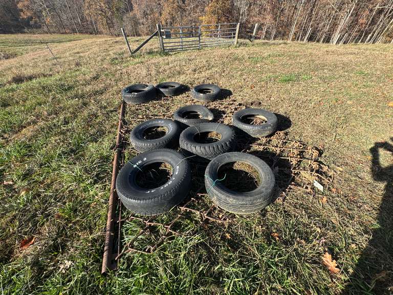 13FT CHAIN HARROW W/ TIRES (FOR WEIGHTS) - Godby Realty & Auction