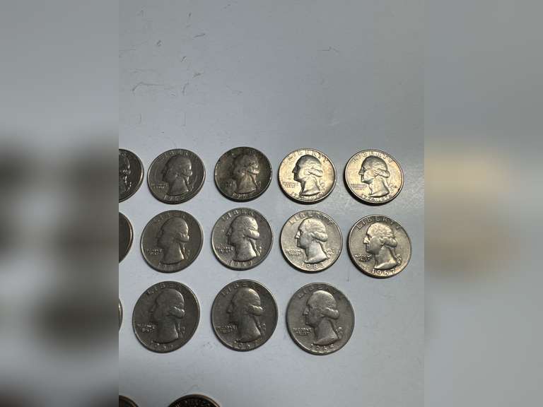 TWENTY-TWO (22) 1960s COPPER QUARTERS, STATE QUARTERS - Godby Realty ...