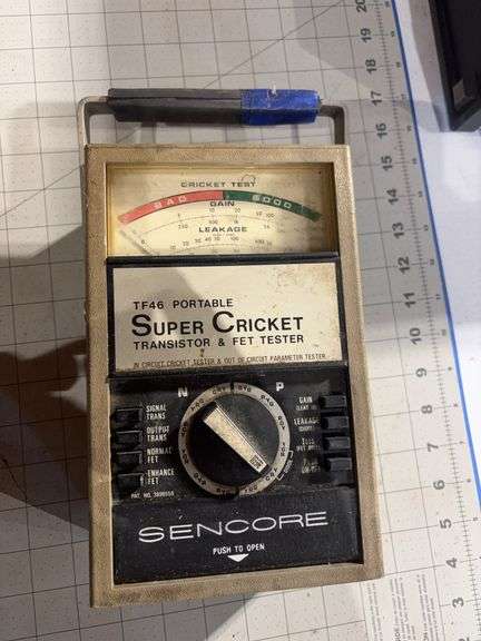 Transistor & FET tester - Gregg Auctions