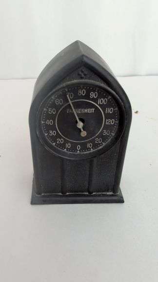 Vintage Bakelight shelf thermometer - Gregg Auctions