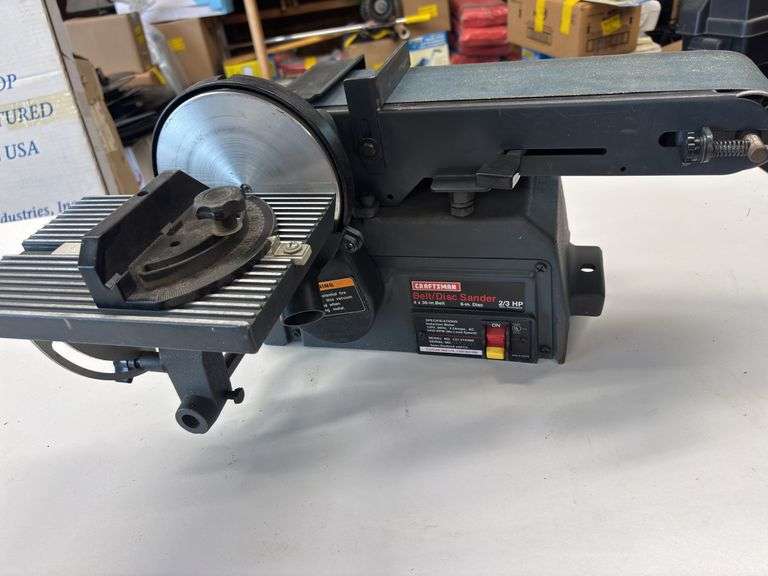 Craftsman belt/disc sander - Gregg Auctions