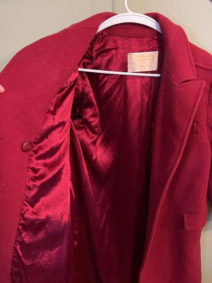 Red Pendleton jacket reg - Gregg Auctions