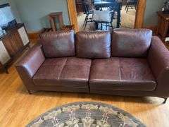Leather couch - Gregg Auctions
