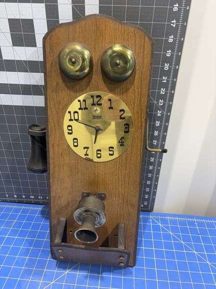 telephone clock - Gregg Auctions
