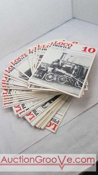30+ 1970's loco profile magazines. - AuctionGrooVe.com 608-792-2437