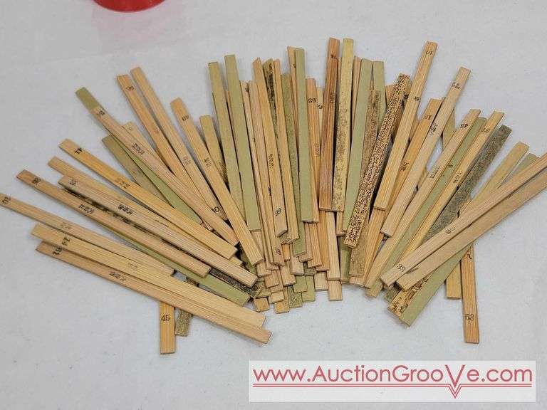 Foo Chu Ancient Chinese Fortune Telling Sticks. Lake Side Toys 1965 ...