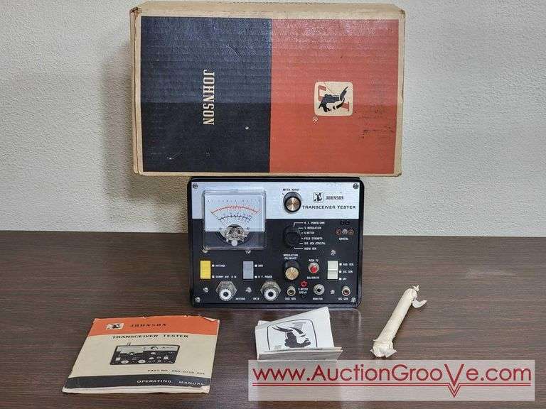Johnson Transceiver Tester. U - AuctionGrooVe.com 608-792-2437