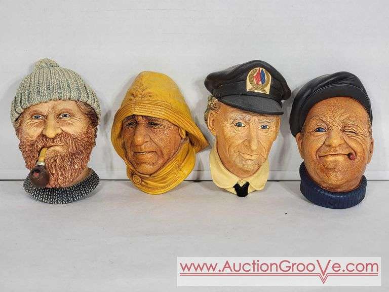 Bossons Chalkware. Fisherman, Sea Captain, Boat Man, Sea Boat Man. P ...