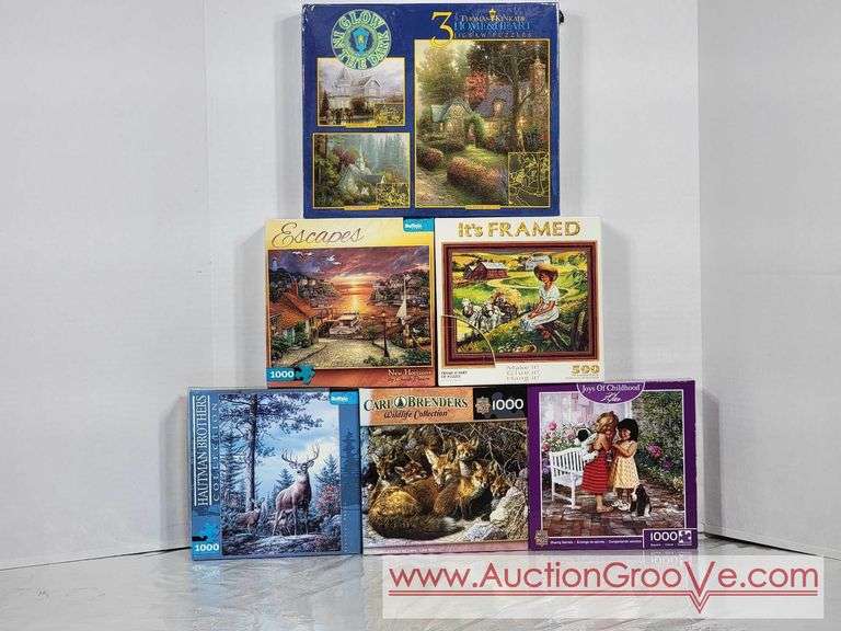 SIX Puzzles. All appear to be complete. BR2 - AuctionGrooVe.com 608-792 ...