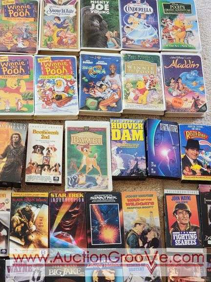 30 VHS TAPES. MANY EXCELLENT TITLES WITH BIG NAME MOVIES & STARS.Bb ...
