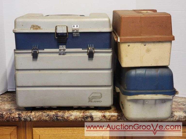 Fishing Boxes Full of Tackle and Fishing Supplies. See photos. GE ...