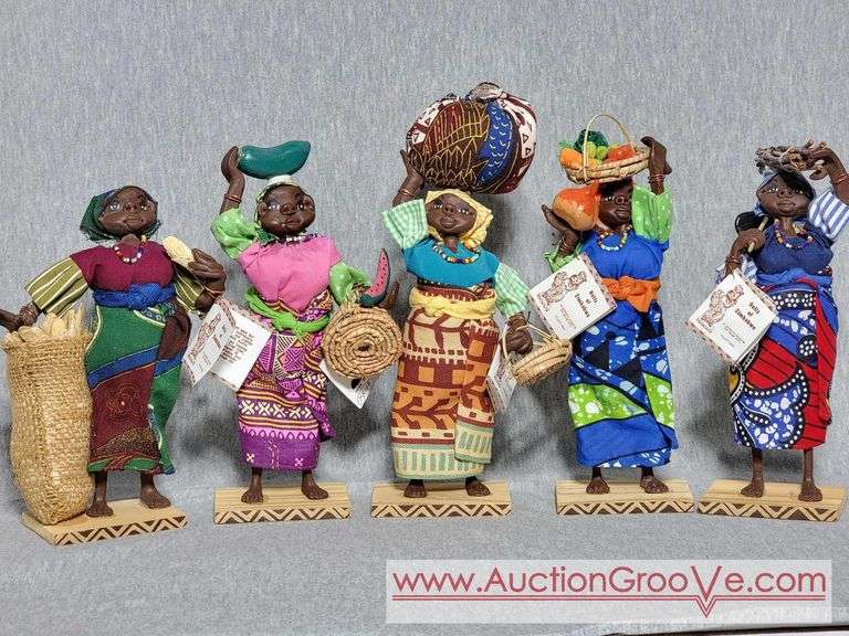 Dolls of Zimbabwe. 5 Dolls Hand Crafted in Zimbabwe by Trish Syer ...